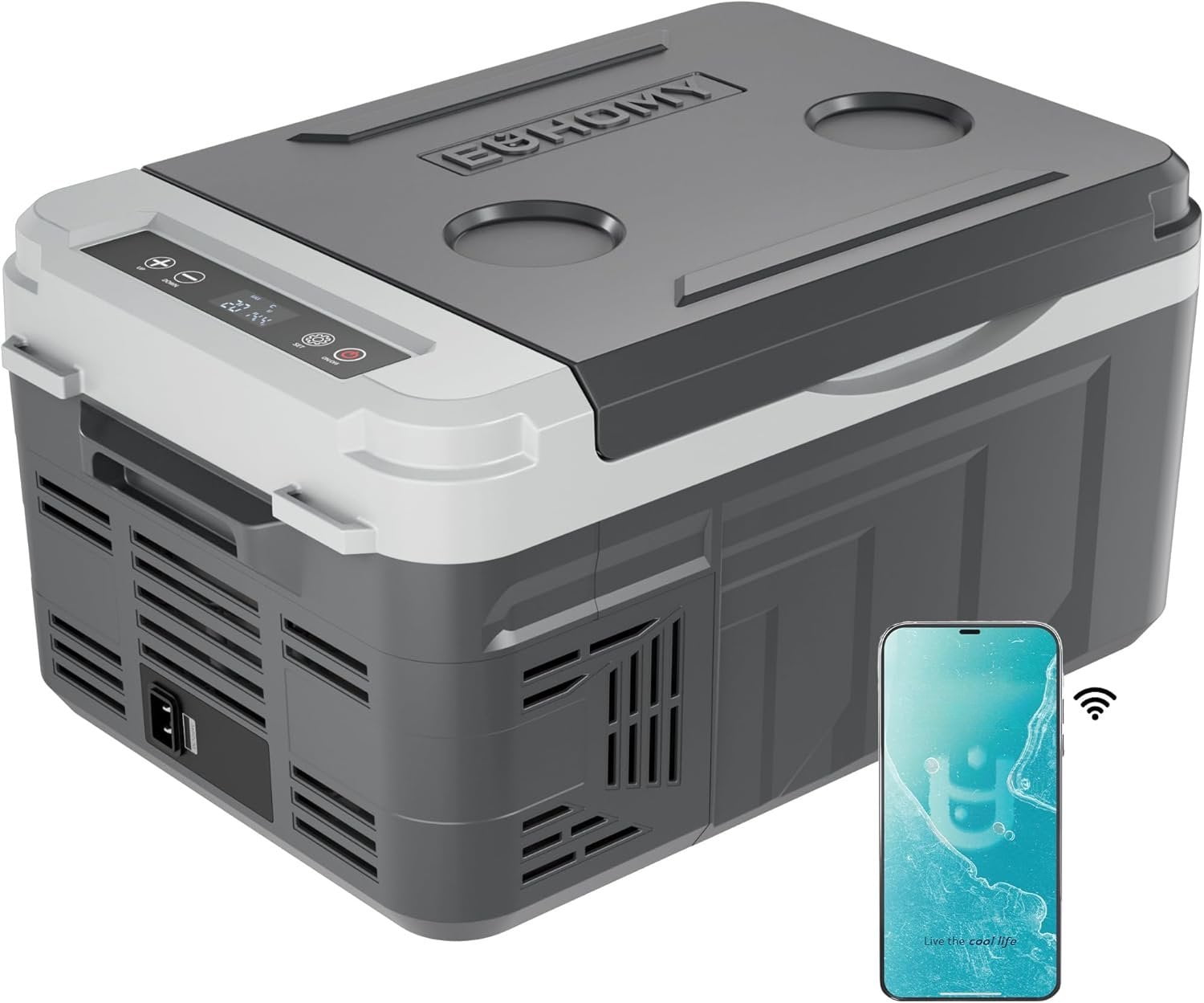 12 Refrigerator, 11 Quart (10L) Compressor Cooler APP Control, Fridge ...