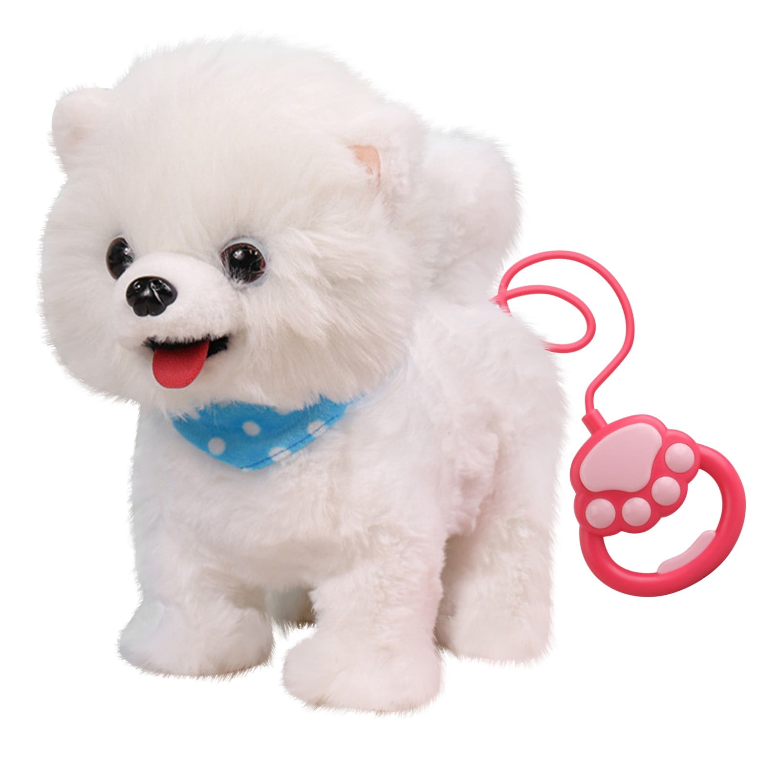 12" Remote Control Walking Dog Toy – Interactive Electric Plush Puppy ...