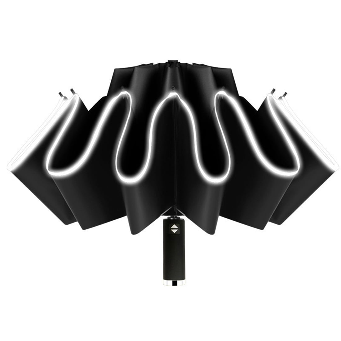 12-Rib UV Blocking Automatic Umbrella, Windproof, Large Inverted ...