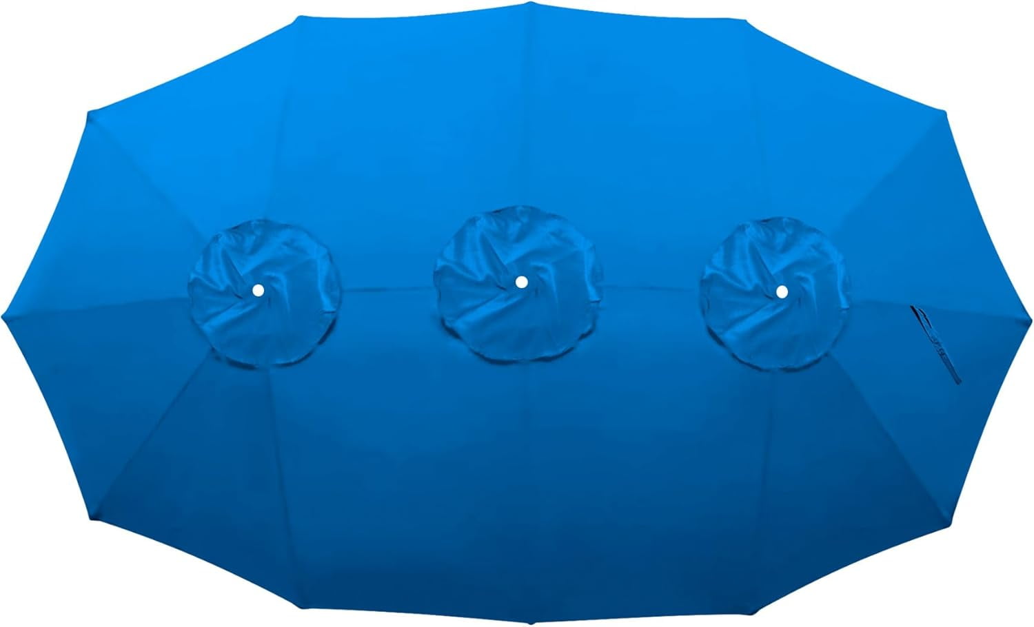 12 Ribs Umbrella Cover Canopy Replacement for 15' Double-Sided Patio ...