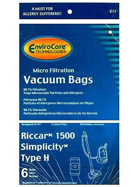 Riccar Vacuum Bags in Vacuums, Steamers & Floor Care - Walmart.com