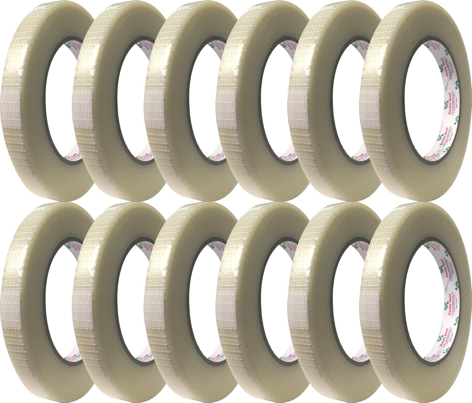 12 Roll 1/2" x 54.6 yds (12mm x 50m) Bi-Directional Fiberglass ...