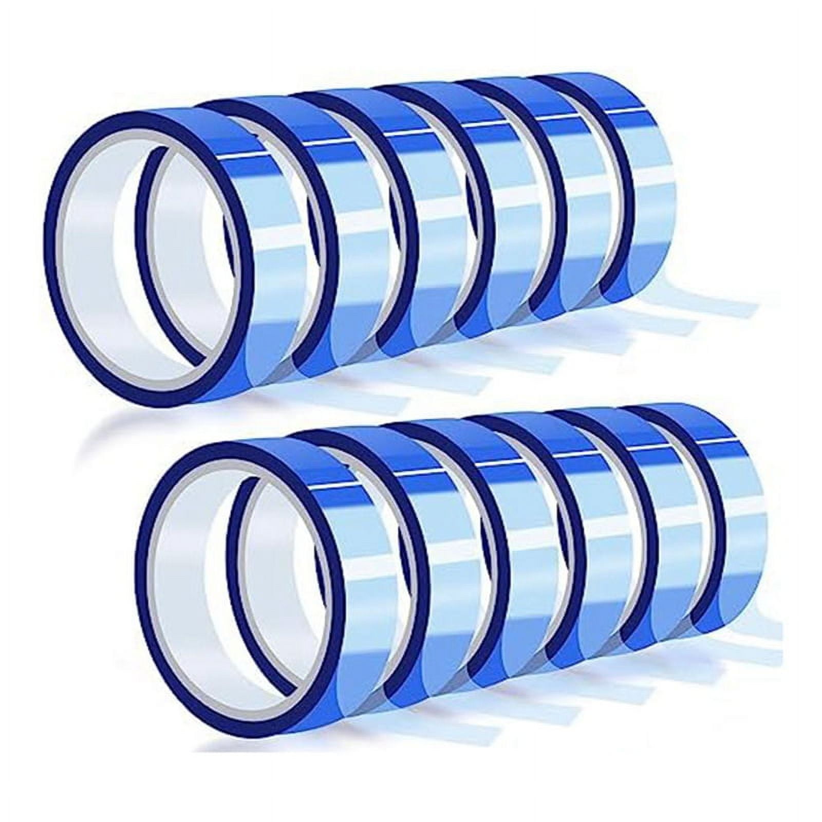 12 Rolls 0.8 Inch X 100 Inch Blue Thermal Tape for Sublimation High ...