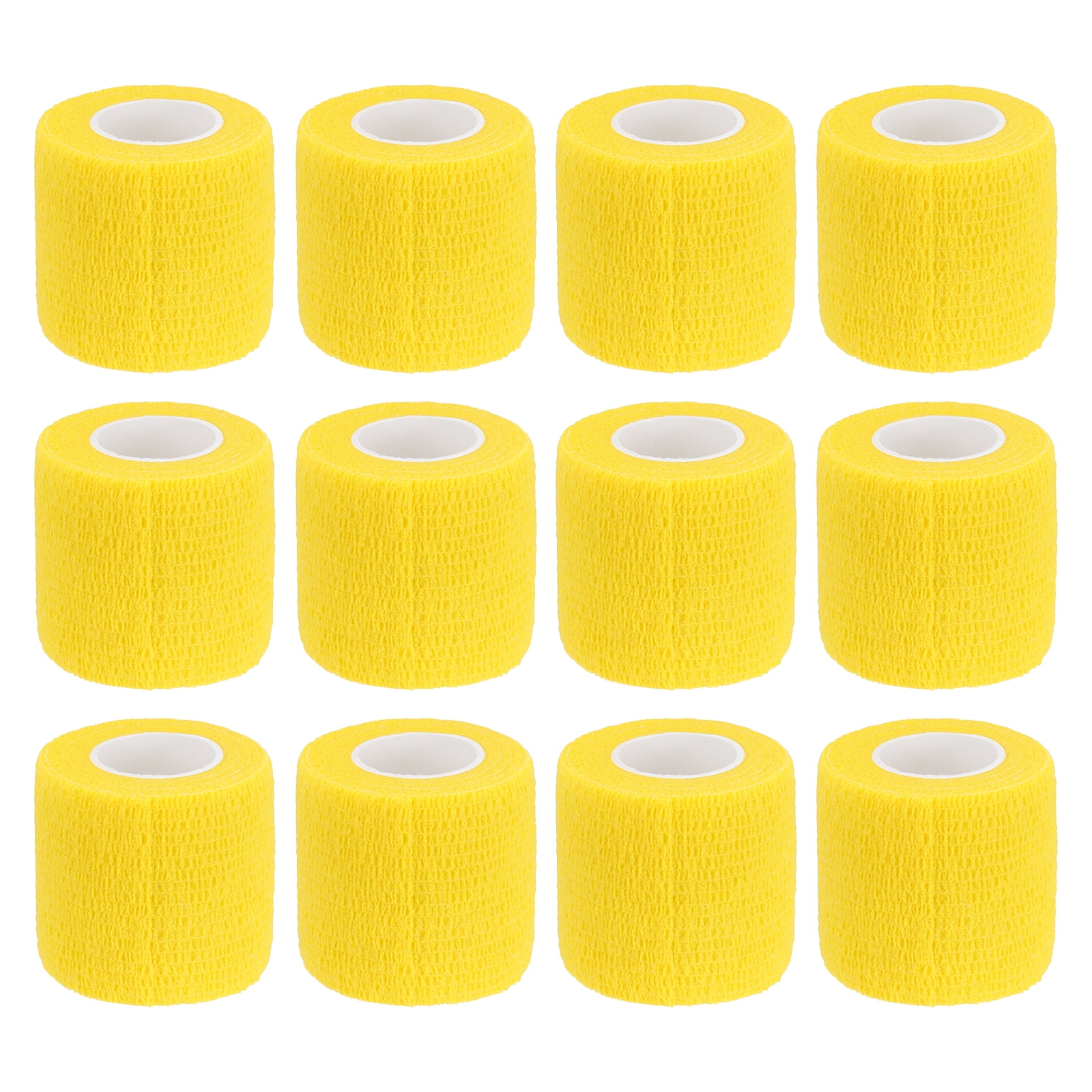 12 Rolls Adhesive Elastic Tape Elastic Bandage,2" x 5 Yards Wrap ...