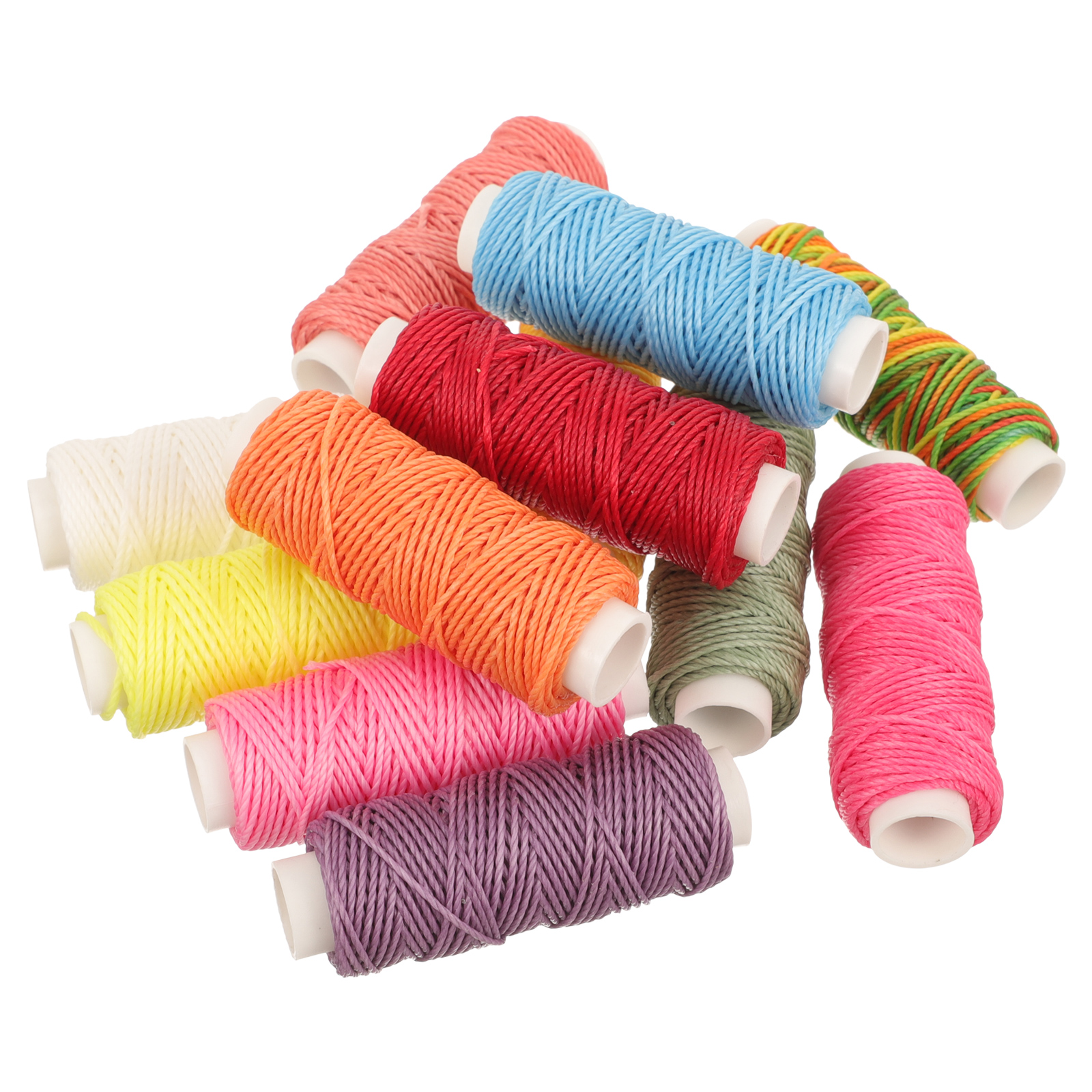 FUEENIRVA Polyester Sewing Thread Cords, 12 Assorted for Crafting ...