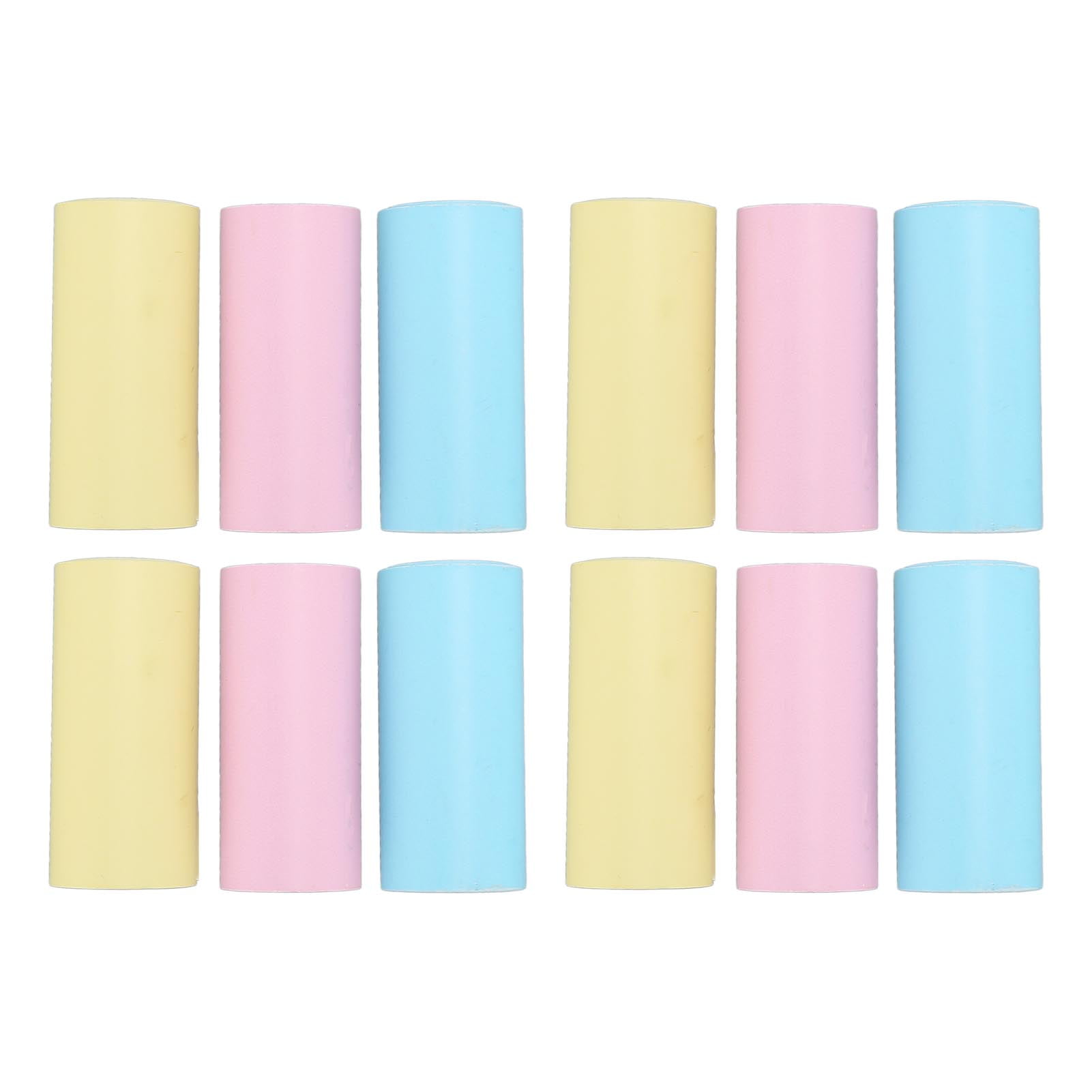 12 Rolls Colorful Mini Printing Paper DIY Mini Thermal Printer Sticker ...