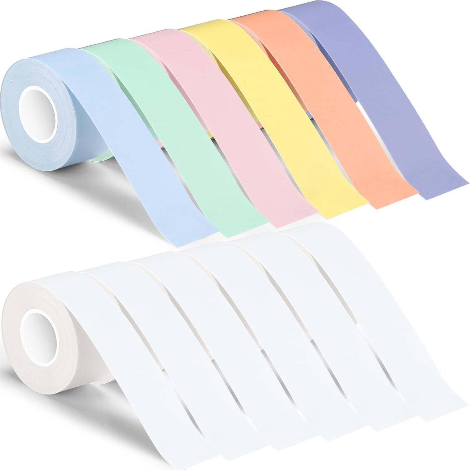 12 Rolls Continuous Labels D30 Label Maker Tape 15 mm x 4 M/ 0.59'' x ...