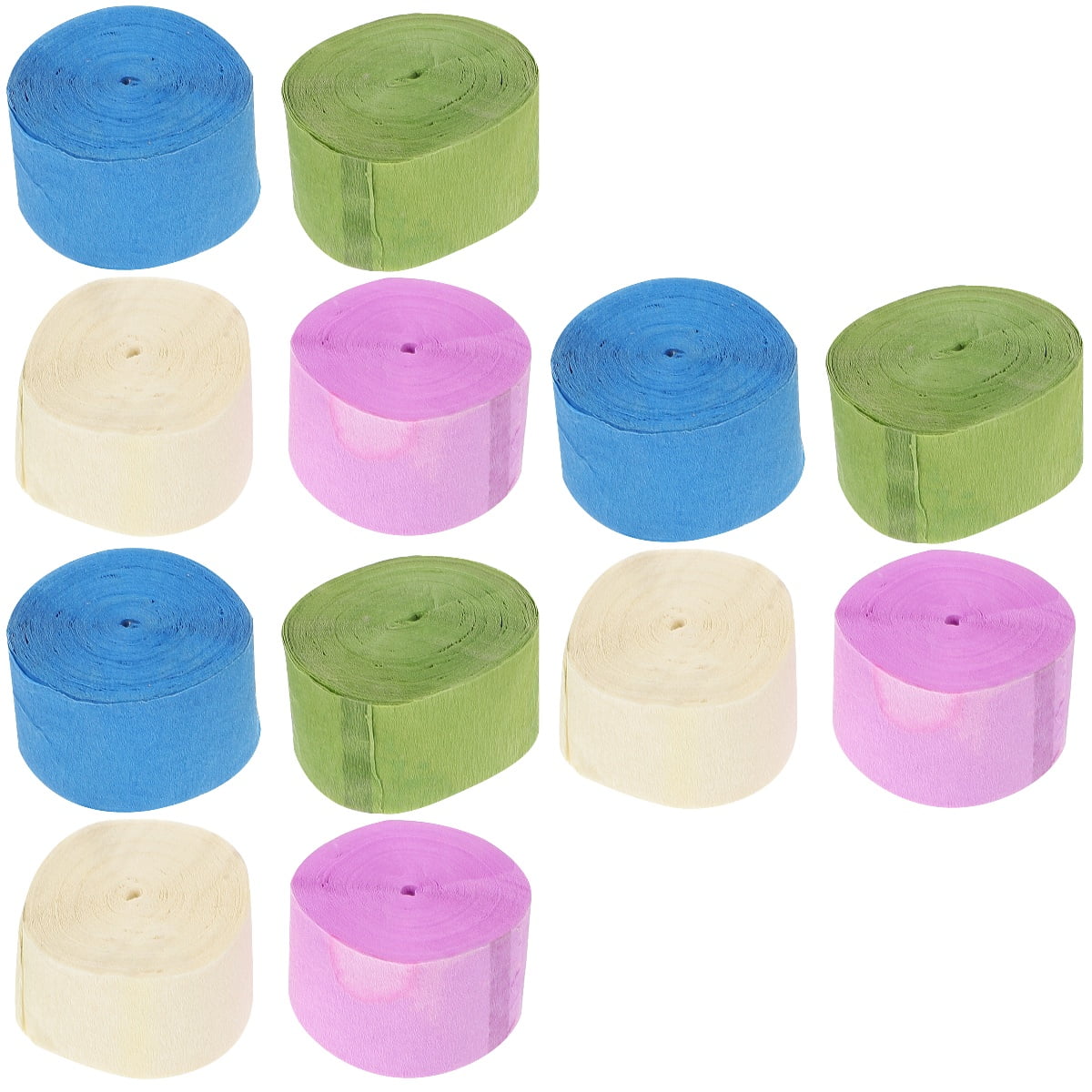RENACLIPY Colored Crepe Streamers for Party Decorations, Weddings ...