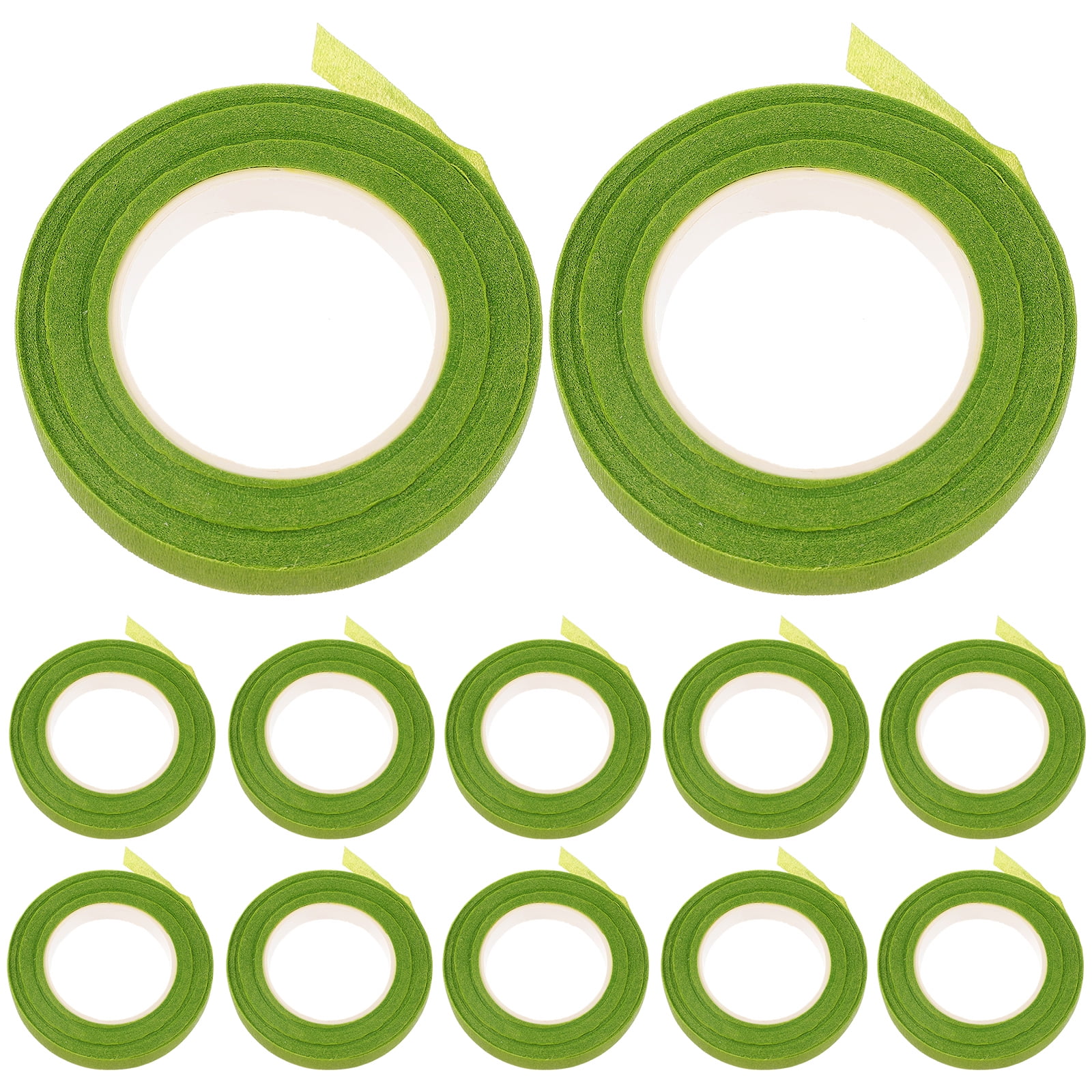 12 Rolls Floral Tape for Wedding Bouquets, Adhesive Flower Stem Wrap ...