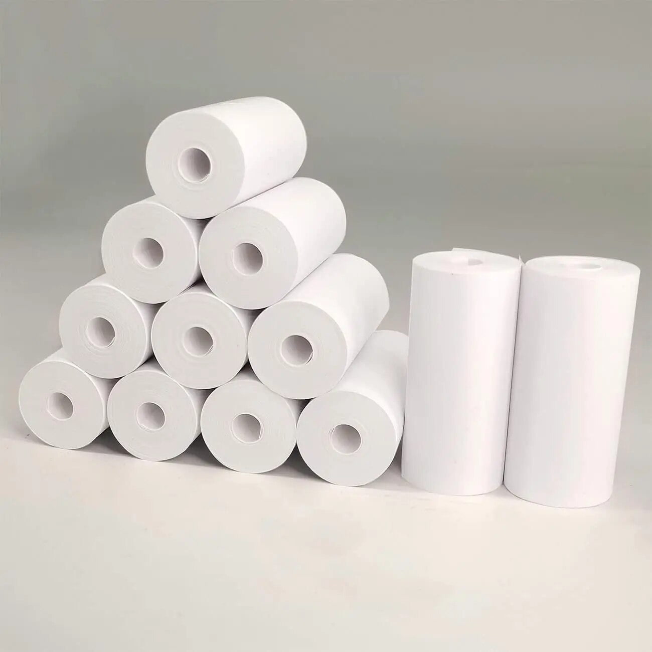 12 Rolls Kids Instant Camera Refill Print Paper Film Coreless Thermal ...