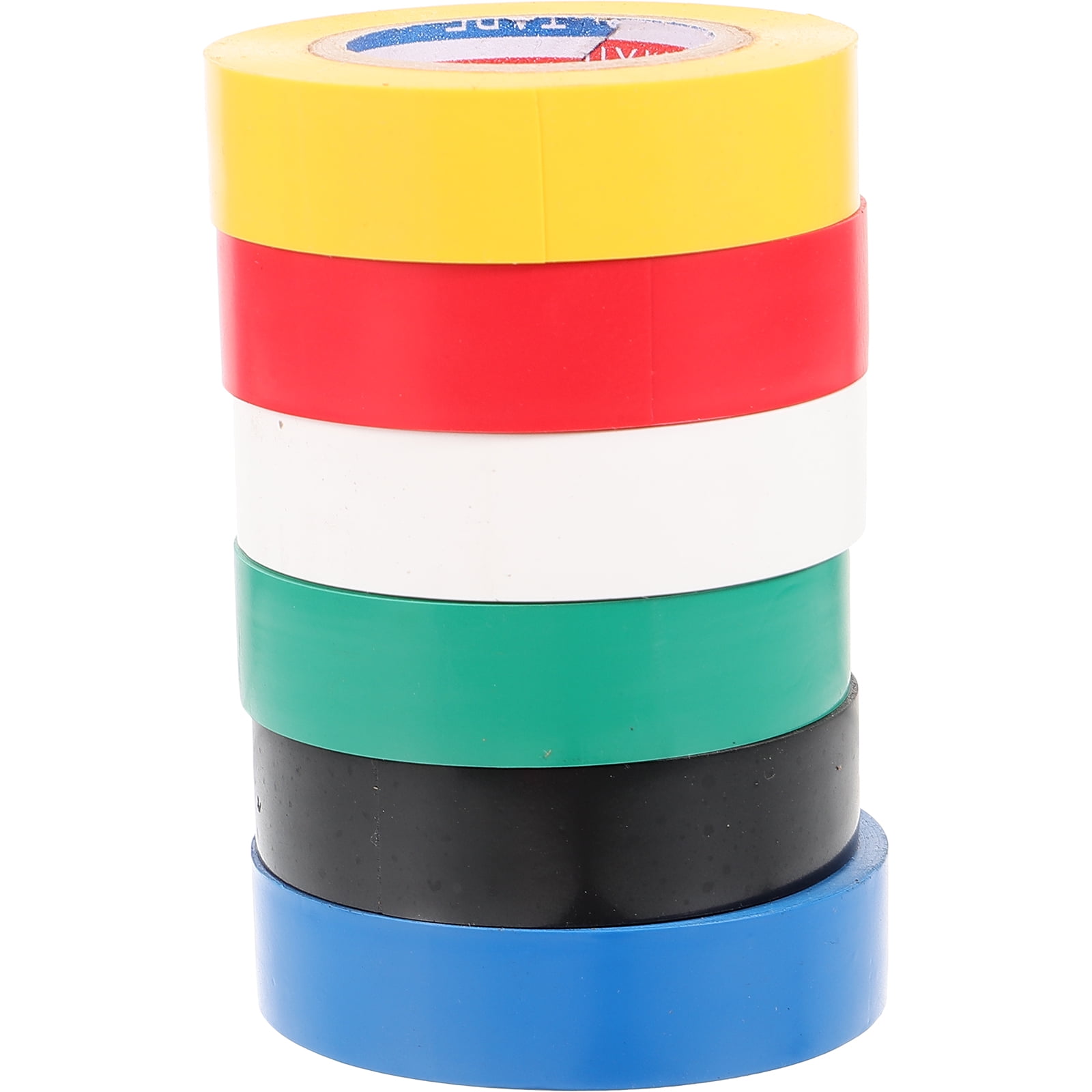 12 Rolls Mixed Color Pack Binding Tape Pvc Flexible Adhesive Duct ...