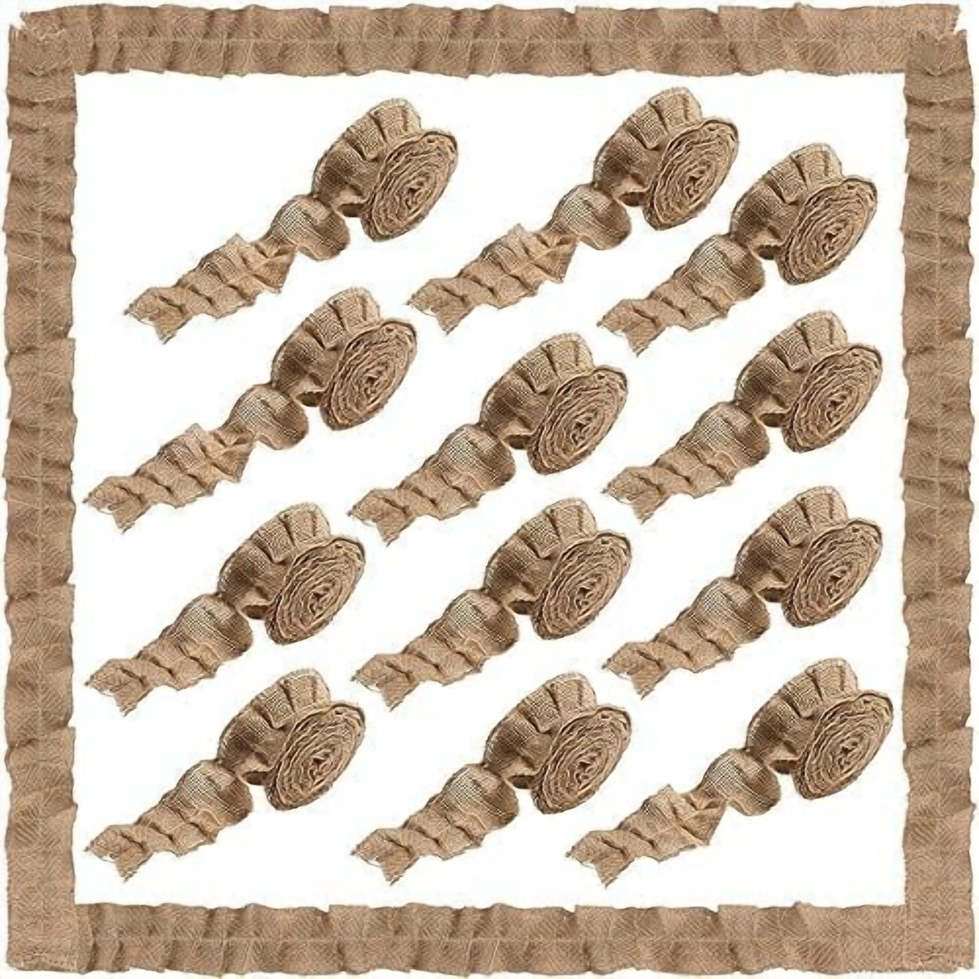 12 Rolls Ruffled Bulletin Board Borders Burlap Bulletin Board Border ...