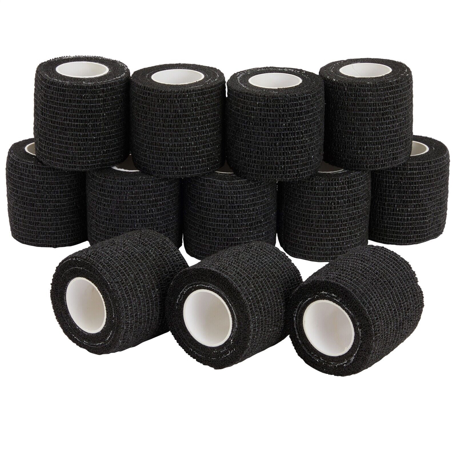12-Rolls Self Adhesive Bandage Wrap, Vet Tape, Medical Tape (2 In x 5 ...
