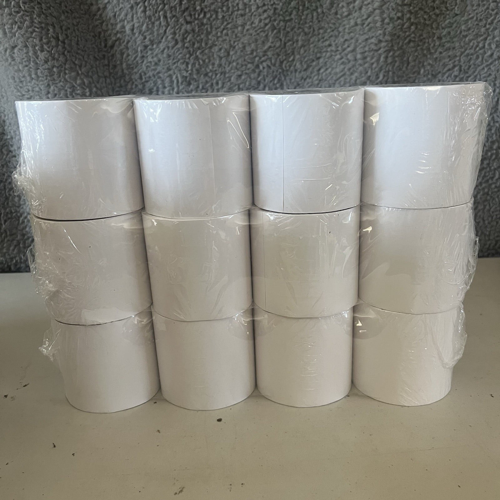 12 Rolls Sticky Thermal Paper 3 1/8" x 170' – Adhesive Receipt POS ...