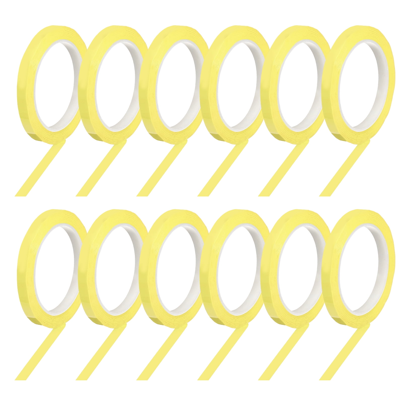 12 Rolls Tape, 0.4"x216ft Instruments Identification Tape Colored PET ...