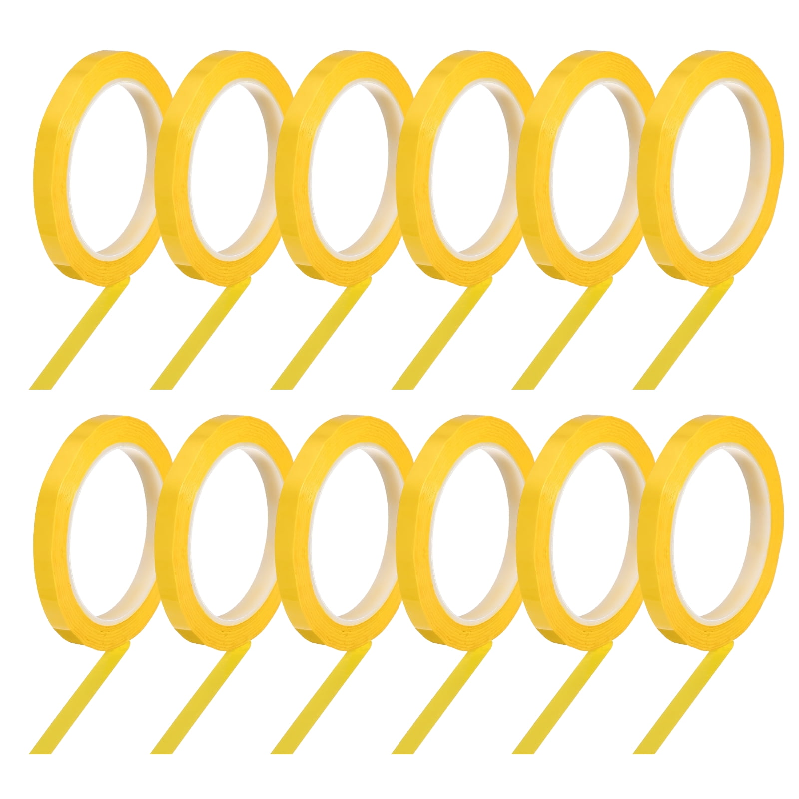 12 Rolls Tape, 0.4"x216ft Instruments Identification Tape Colored PET ...