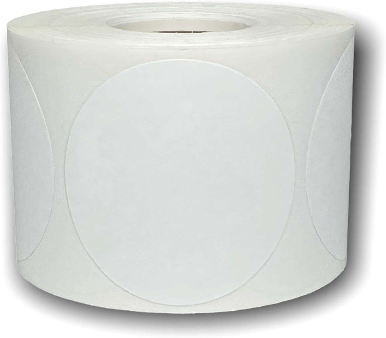 12 Rolls - White 2.5 inch (2 1/2") Round Direct Thermal Multi-Purpose ...