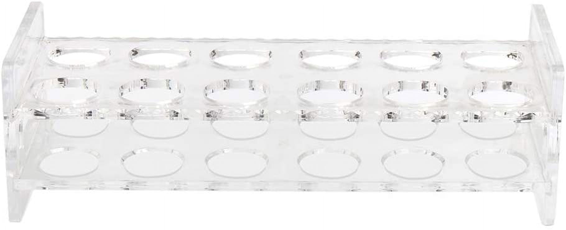 12 Round Holes Shot Glasses Holder Acrylic 3 Rows Wine Glass Cup Rack ...