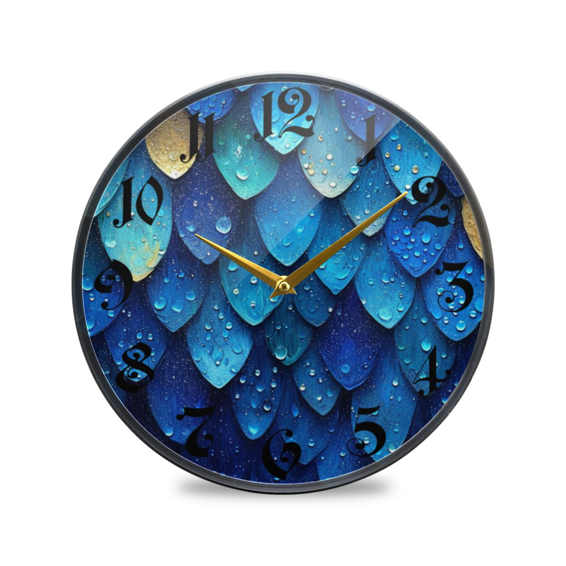 12" Round Silent Wall Clocks Beautiful Scales Acrylic Battery Operated ...