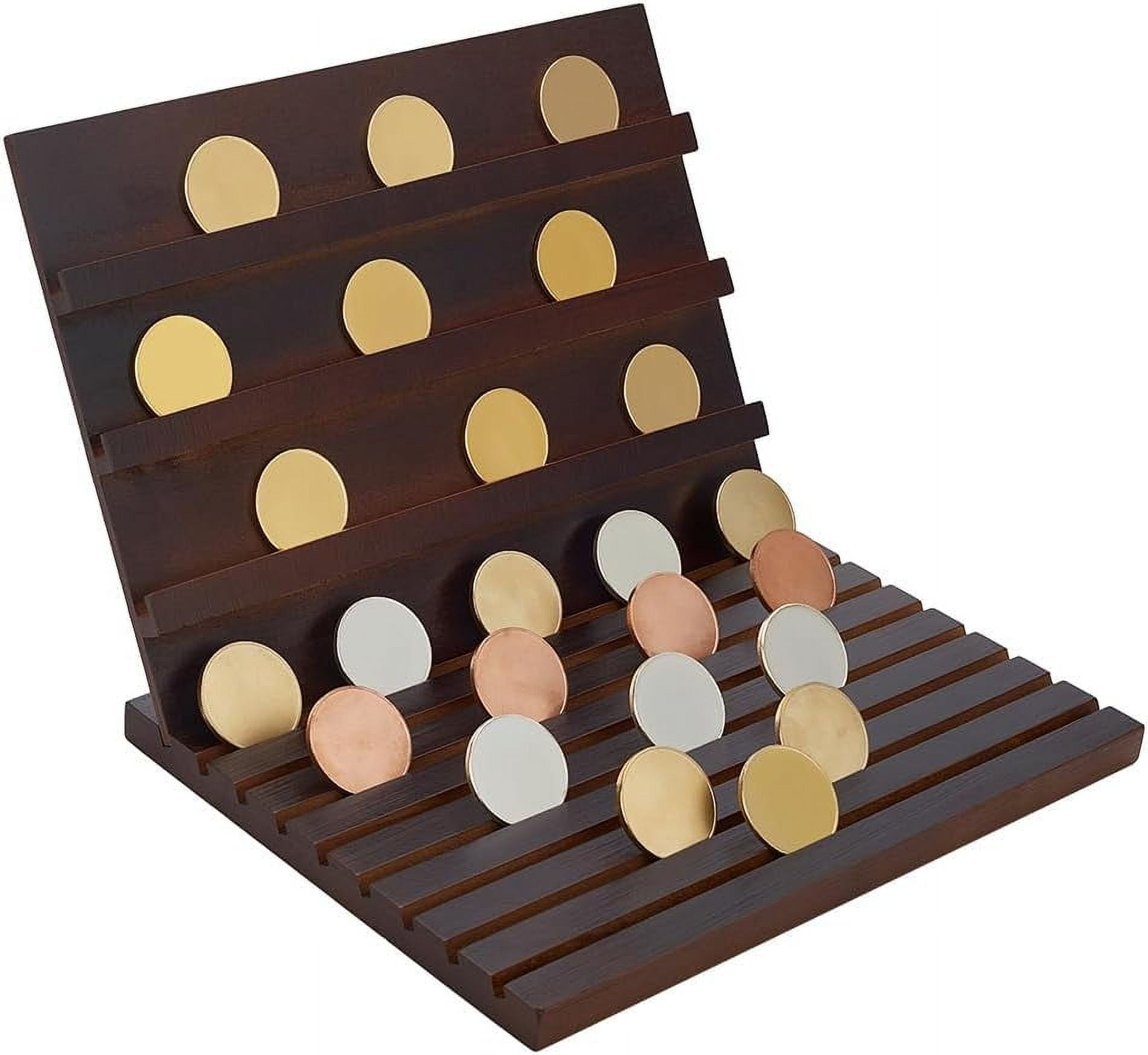 Challenge Coin Display Stand Wood Coin Display Cases Wooden Holder Rack ...