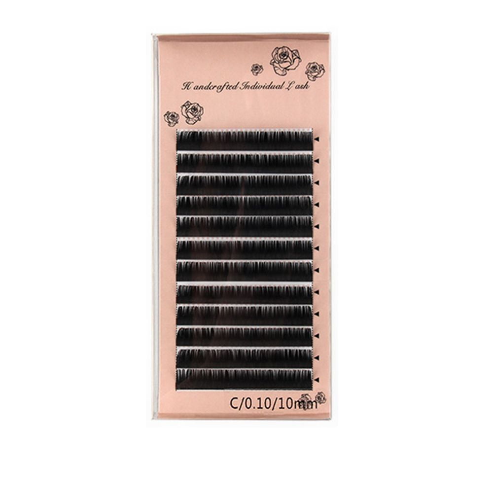 12 Rows Women Beauty Natural Soft Fluffy Hair Curly Individual Lash ...
