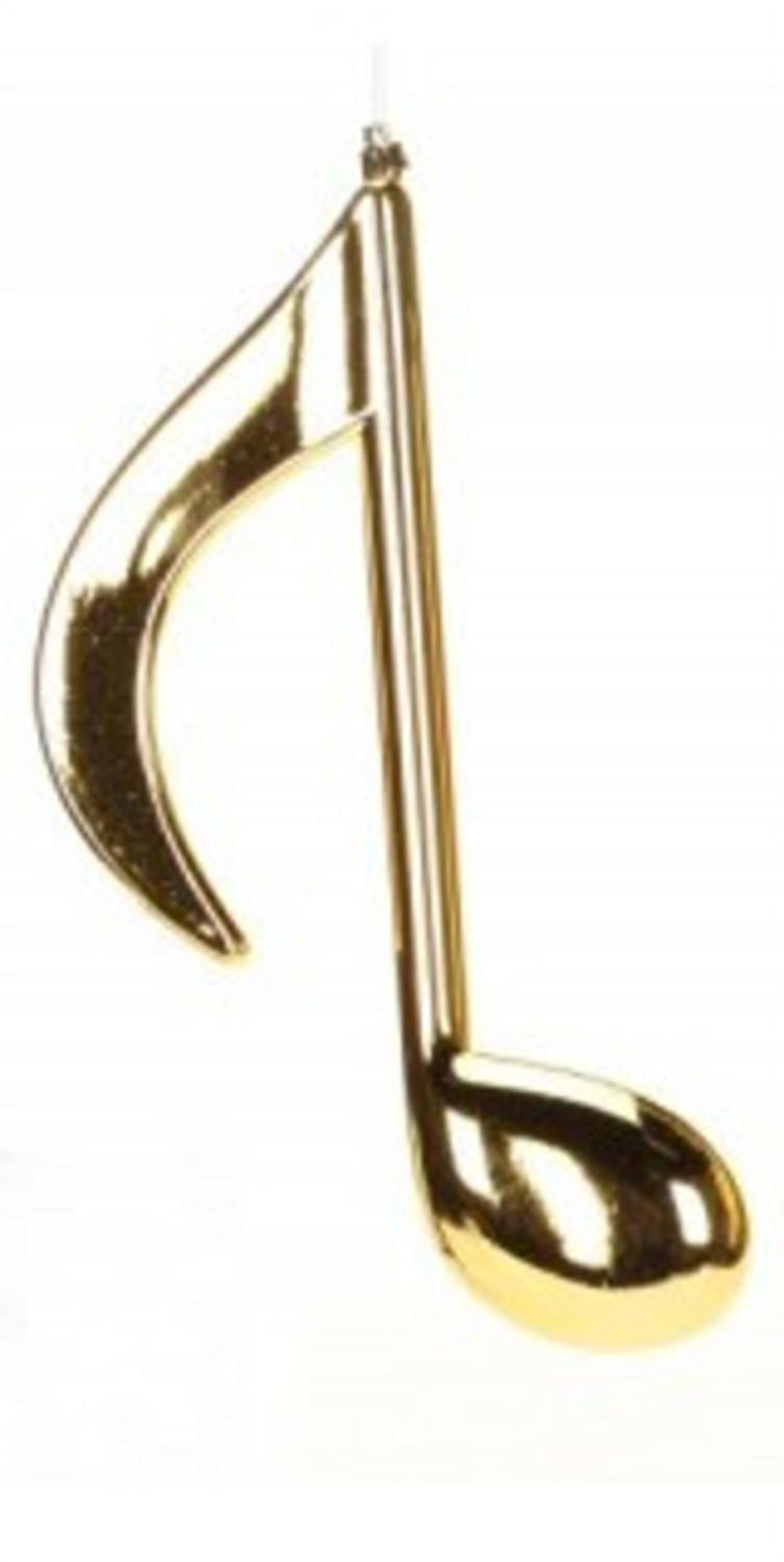 12" Royal Symphony Glamourous Gold Musical Eighth Note Christmas ...
