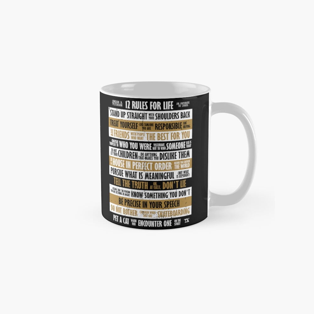 12 Rules for Life by Jordan B. Peterson Classic Mug - Walmart.com