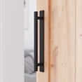 12” Rustic Barn Door Handle for Sliding Door, Heavy Duty Pull, Antique ...