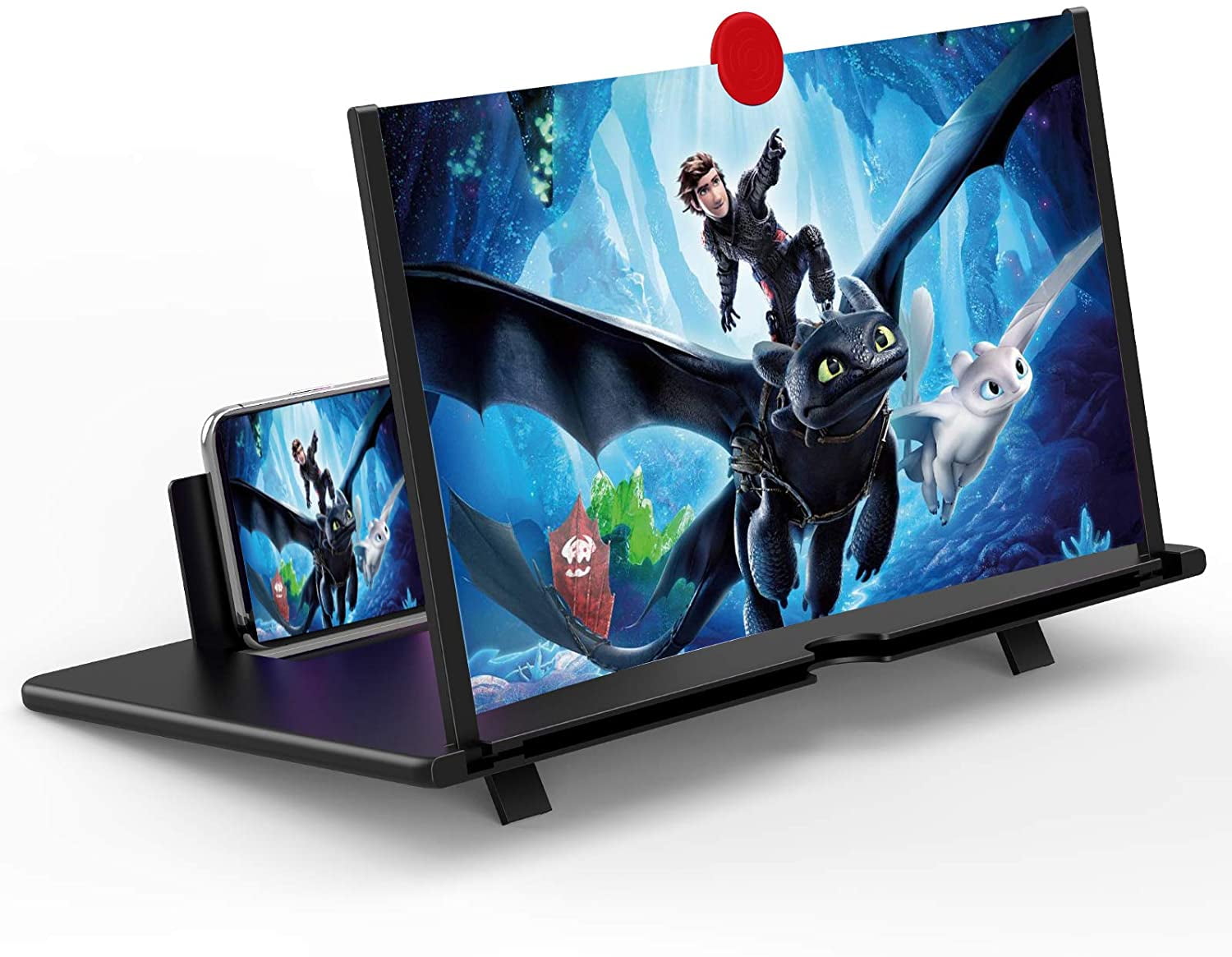 "12"" 3D HD Smartphone Screen Magnifier, Enlarger for Movies, Gaming ...