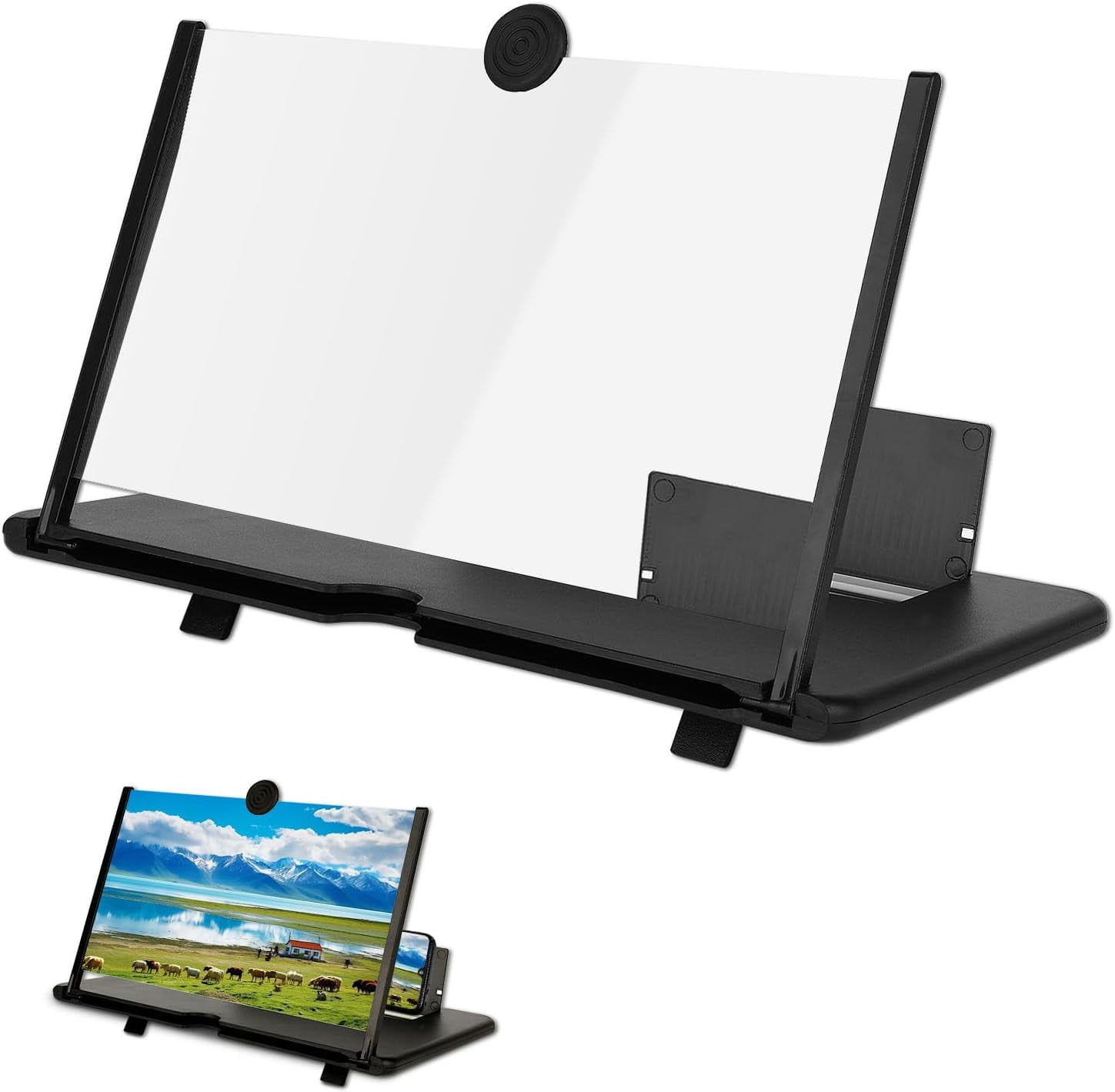 12" Screen Magnifier for Cell Phone, 3D HD Magnifier Projector Screen ...