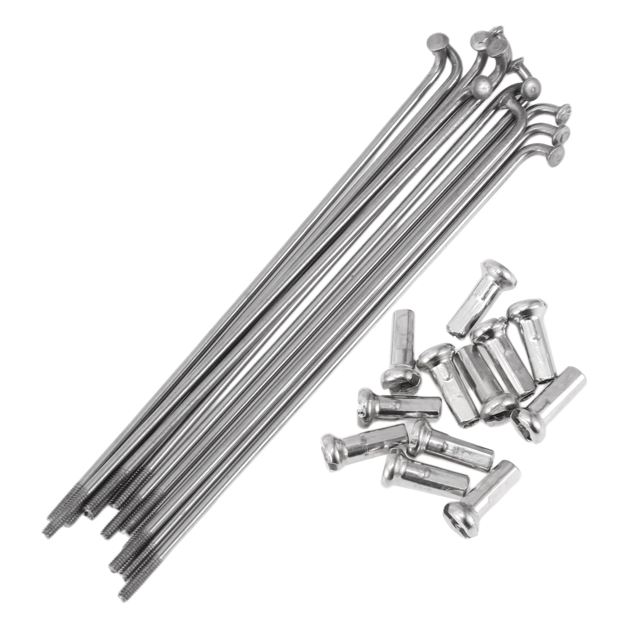 Unique Bargains 12 Set 14G Bicycle Spokes Bike Wheel Spokes 304 ...