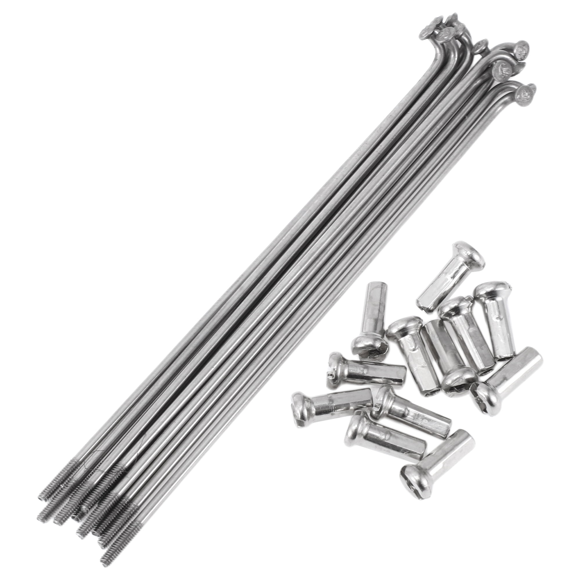 Unique Bargains 12 Set 14G Bicycle Spokes Bike Wheel Spokes 304 ...