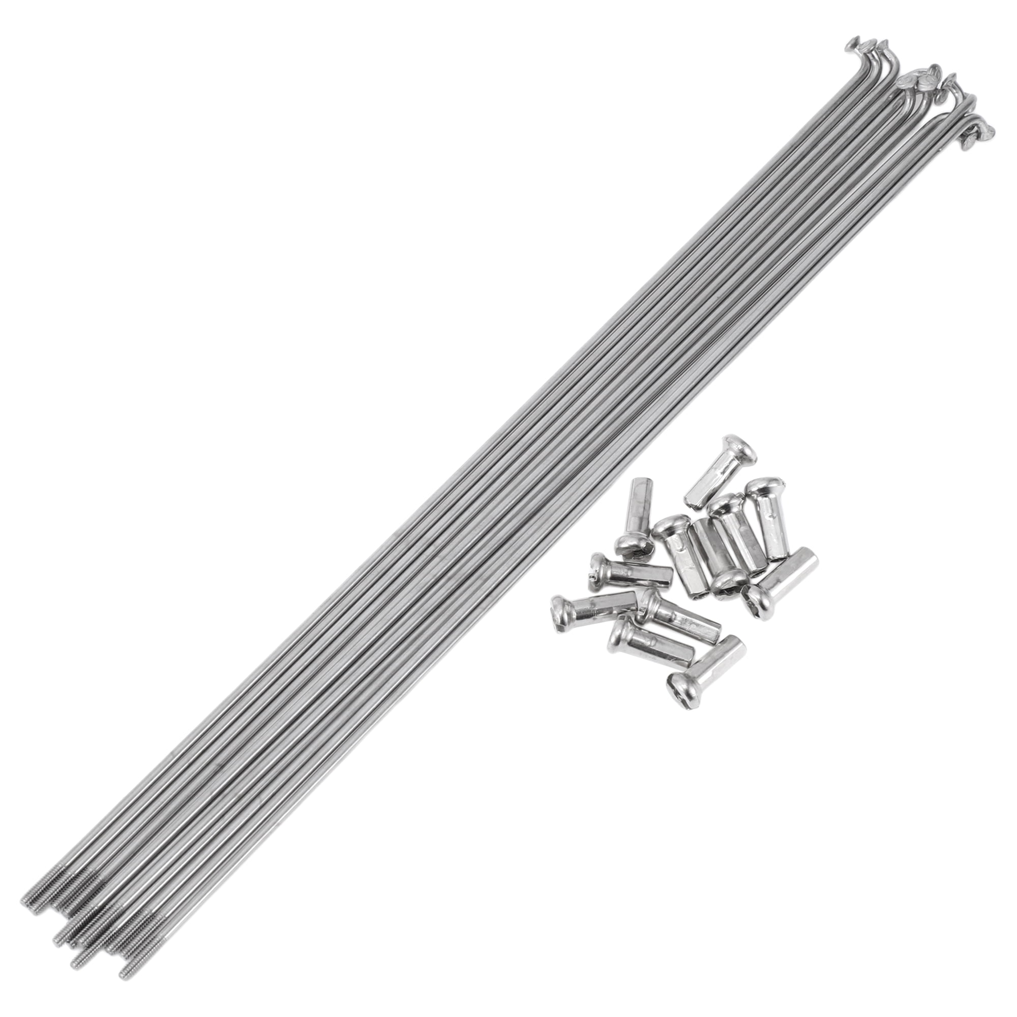 Unique Bargains 12 Set 14G Bicycle Spokes Bike Wheel Spokes 304 ...