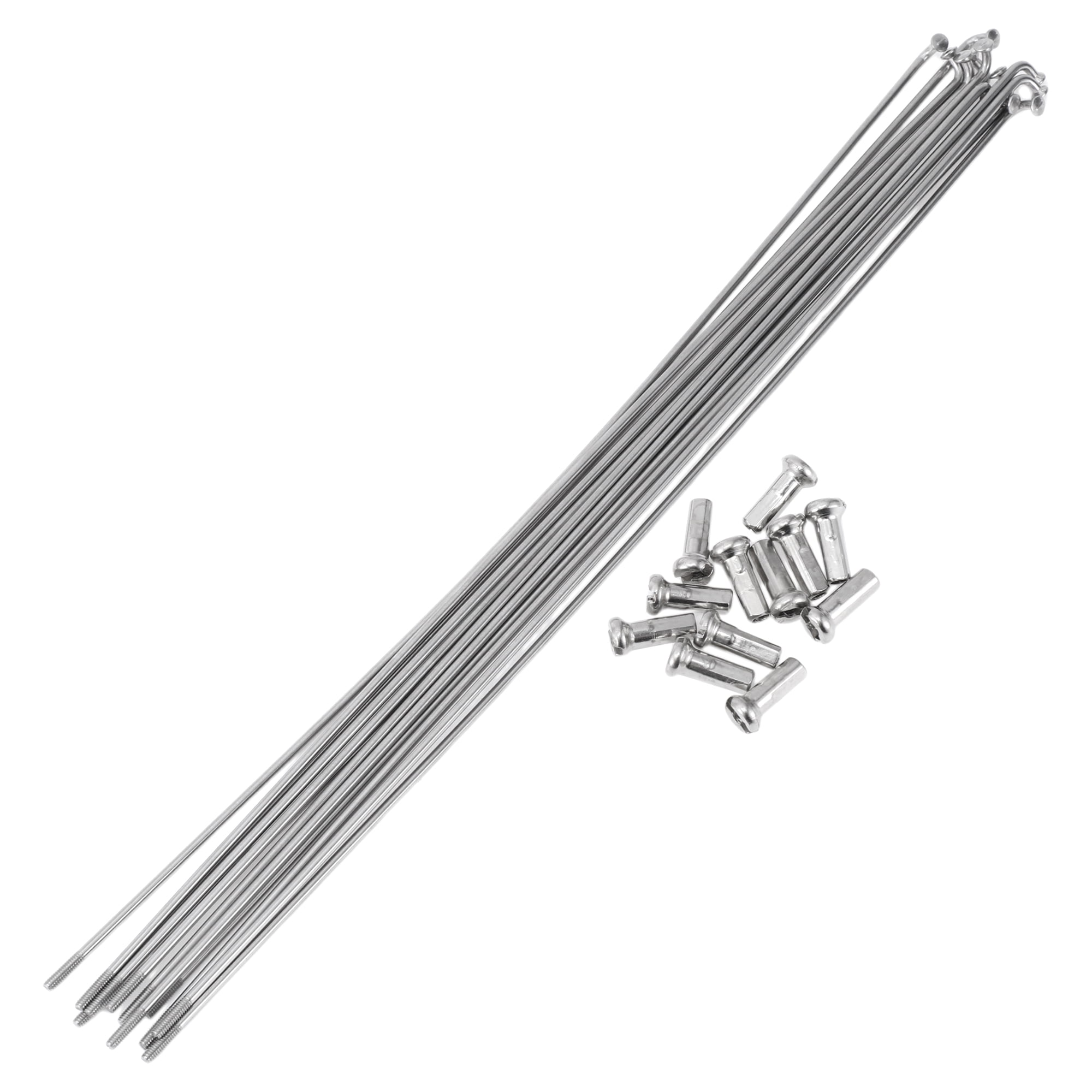 Unique Bargains 12 Set 14G Bicycle Spokes Bike Wheel Spokes 304 ...