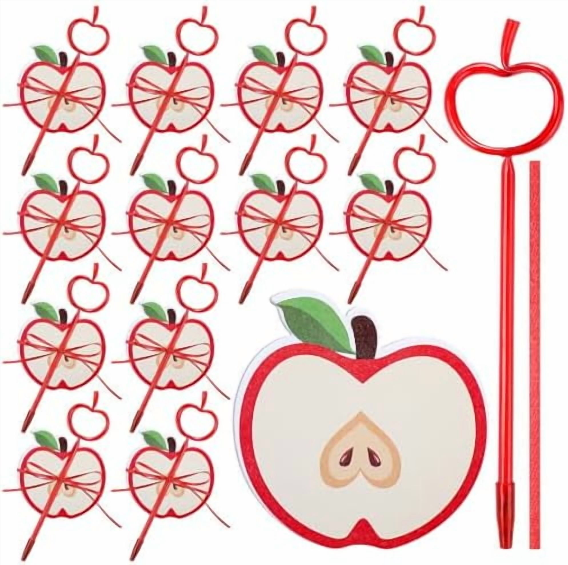12 Set Apple Shaped Teacher Notepad with Pen for Teacher Gifts from ...