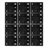 12 Set Plastic False Front Cabinet Clips Bracket Fake Drawer Clips For ...