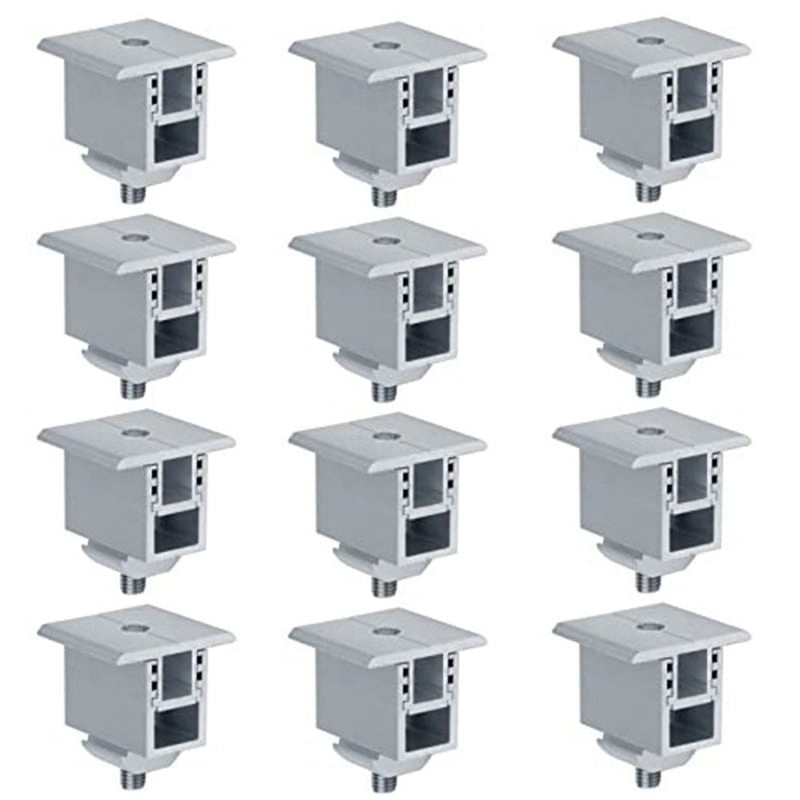12 Set Solar Panel Mounting Clamp, PV Panel Bracket Roof Mount Clamp ...