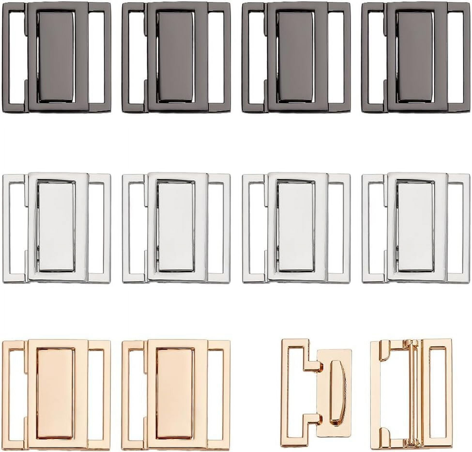 12 Sets 3 Colors Front Closing Bikini Clasp Clicker Closure 1 Inch ...