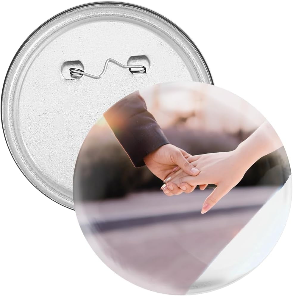 12 Sets 7.5cm/2.95 inch Pinback Buttons Round Button Badges Iron Personalized Picture Photo Logo ...