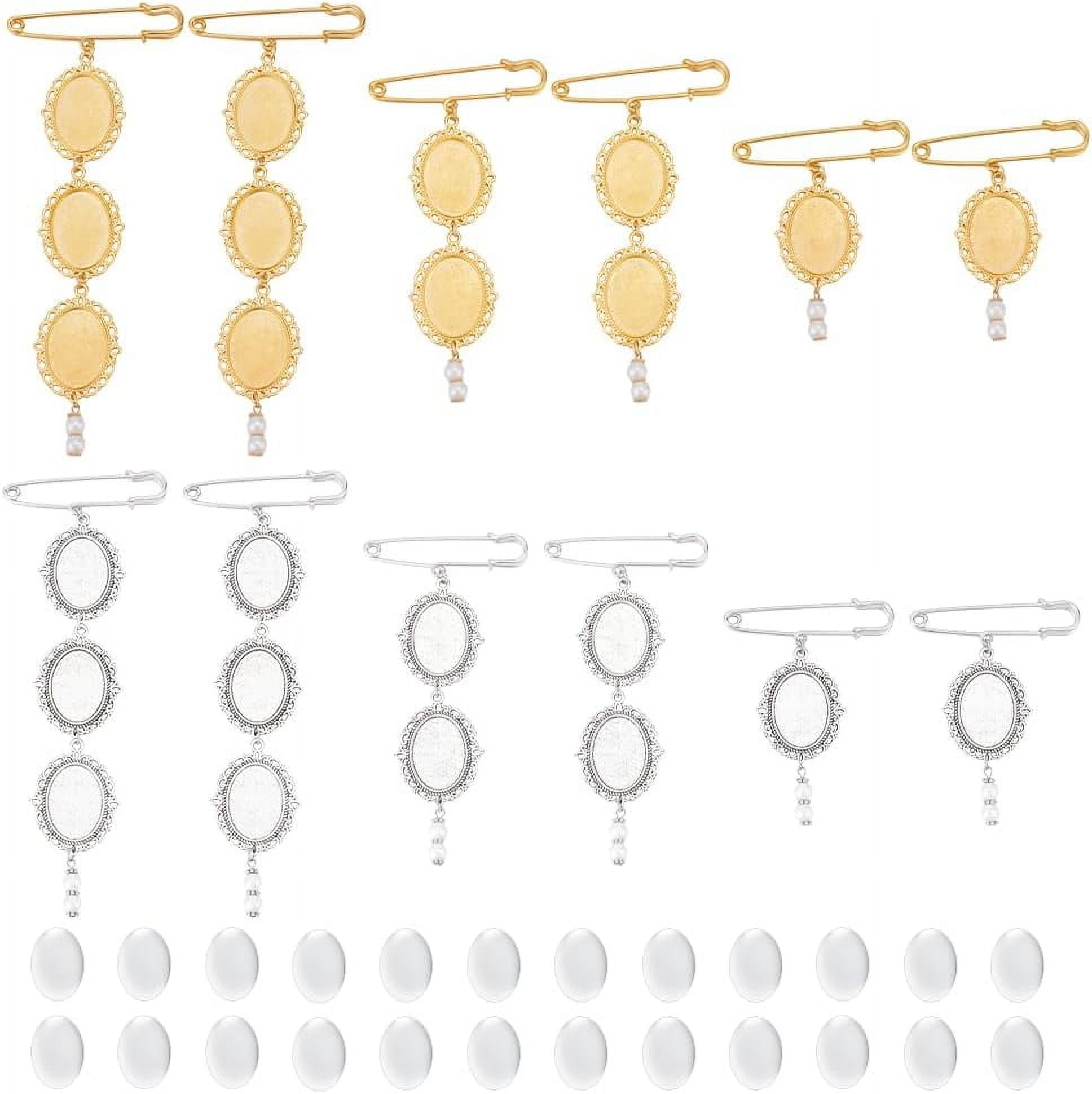 12 Sets Bouquet Photo Charm Wedding Bouquet Memorial Photo Charms Gold ...