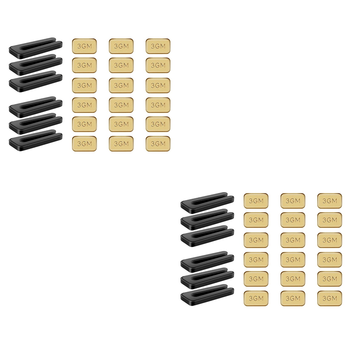 12 Sets Ceiling Fan Blades Balancing Kits Fan Balancing Clips Adhesive ...