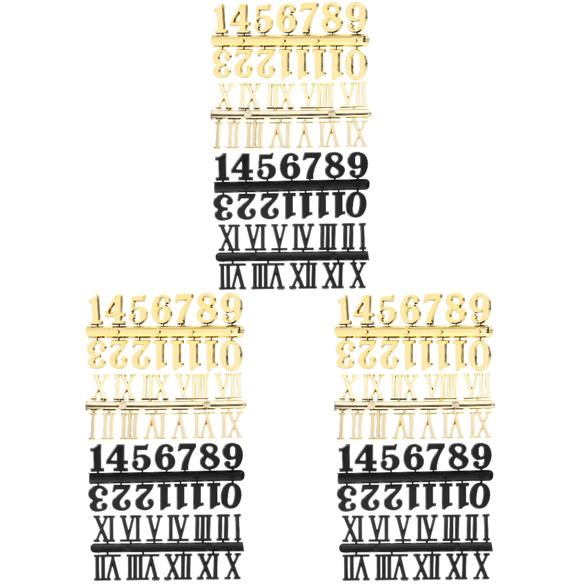 12 Sets Clock Number DIY Clock Number Decorative Clock Number Wall ...