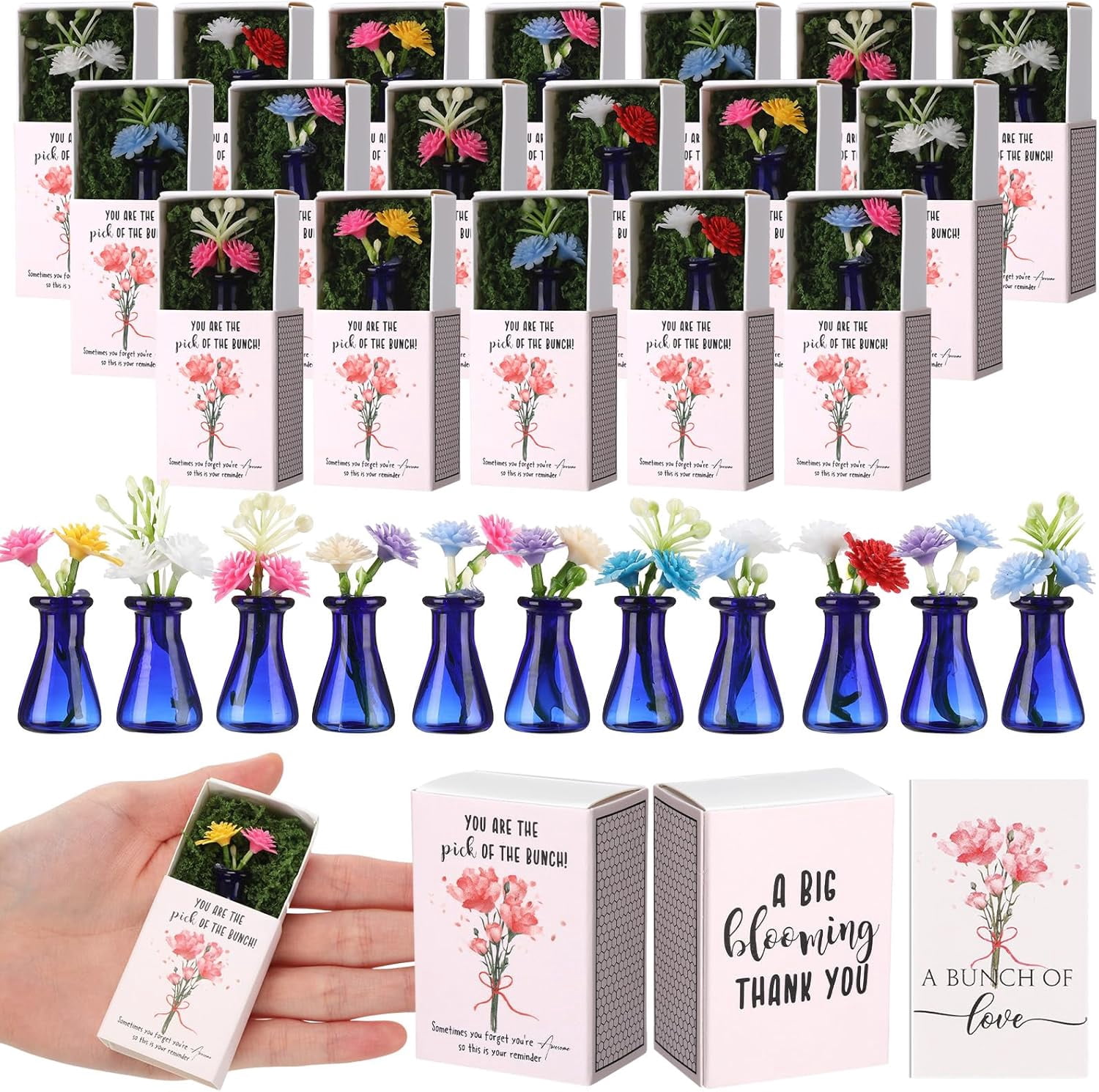 12 Sets End of School Year Student Gifts Bulk for Women Positive Mini ...