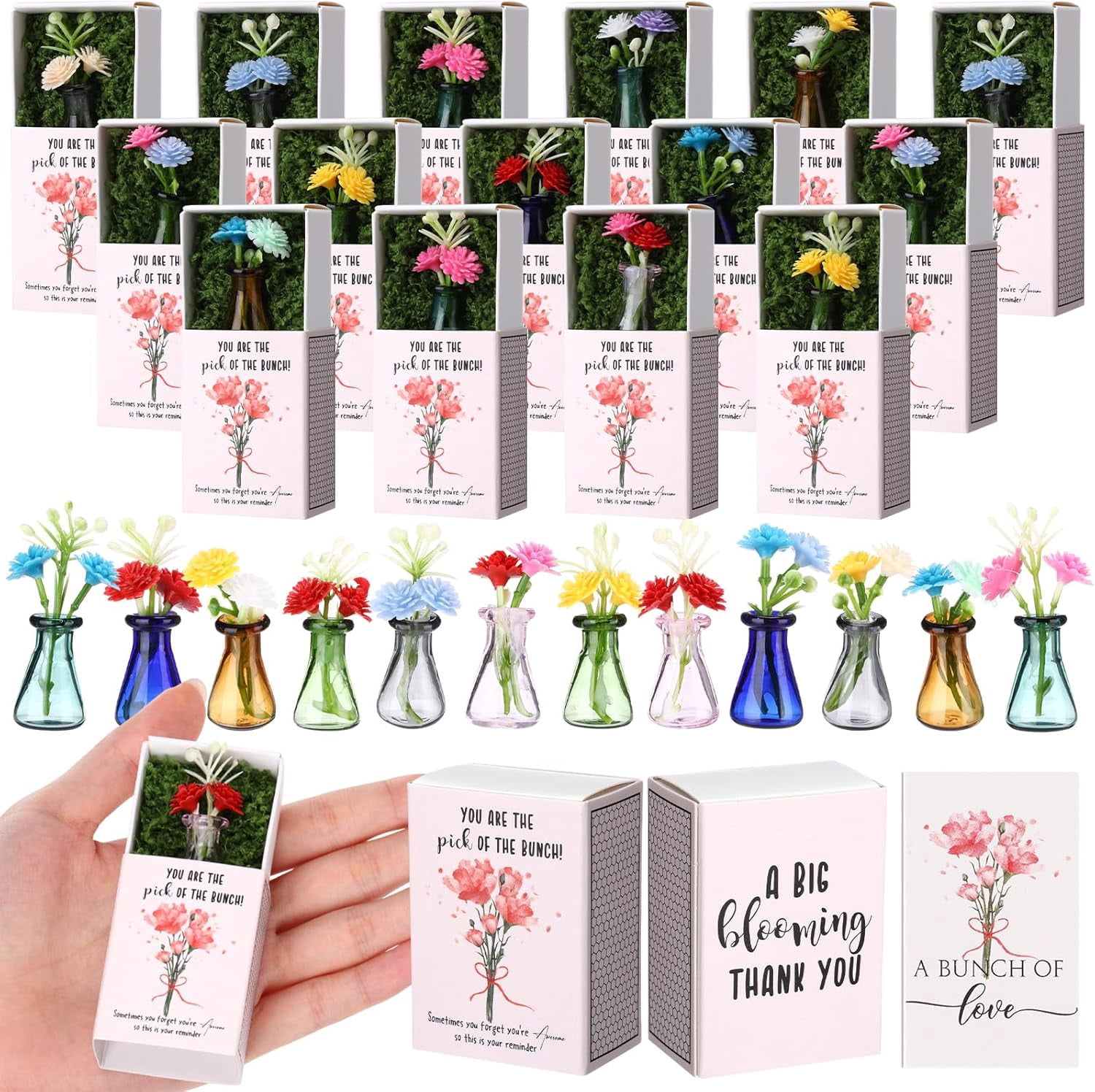 12 Sets End of School Year Student Gifts Bulk for Women Positive Mini ...