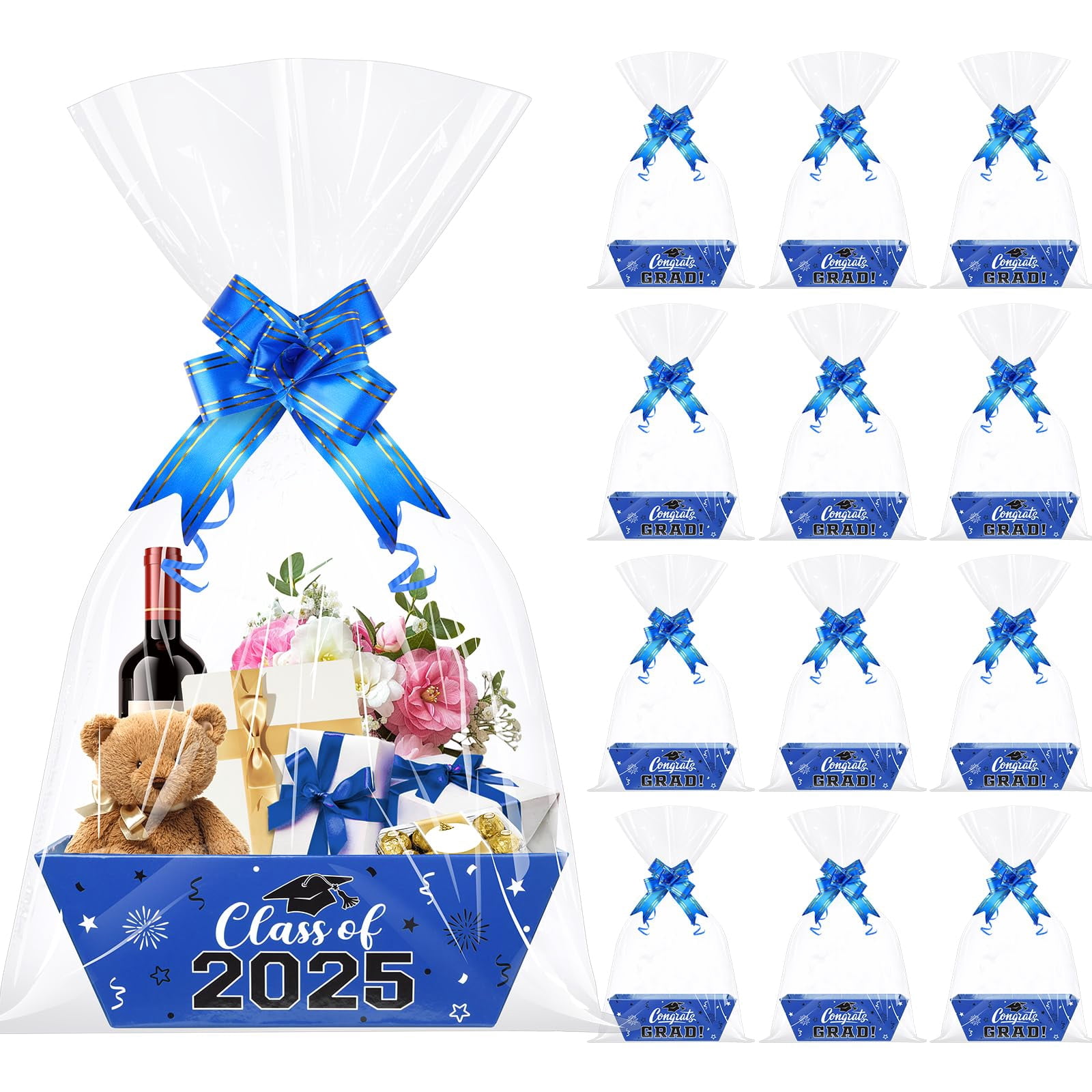 12 Sets Graduation Gift SSF20 Basket Decorations 2025, Grad Party Favor ...