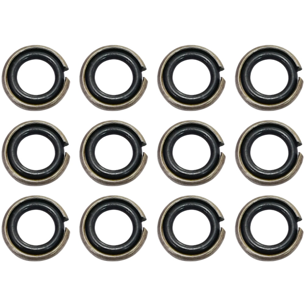 12 Sets Iron Rubber Drive Socket Retaining Rings Retainer Wrench O-ring ...
