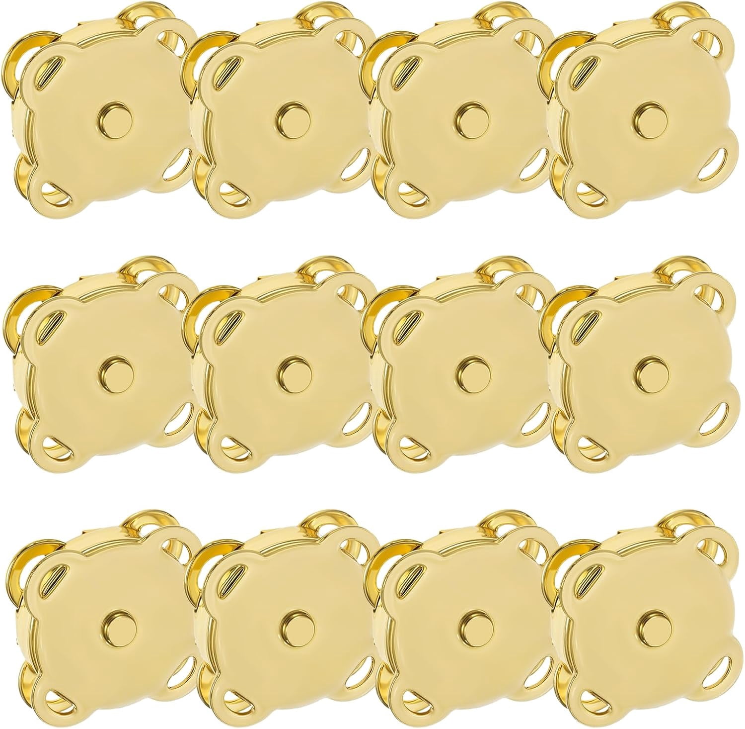 12 Sets Magnetic Coat Buttons Snaps Clasps Fasteners Kit Invisible Hide ...