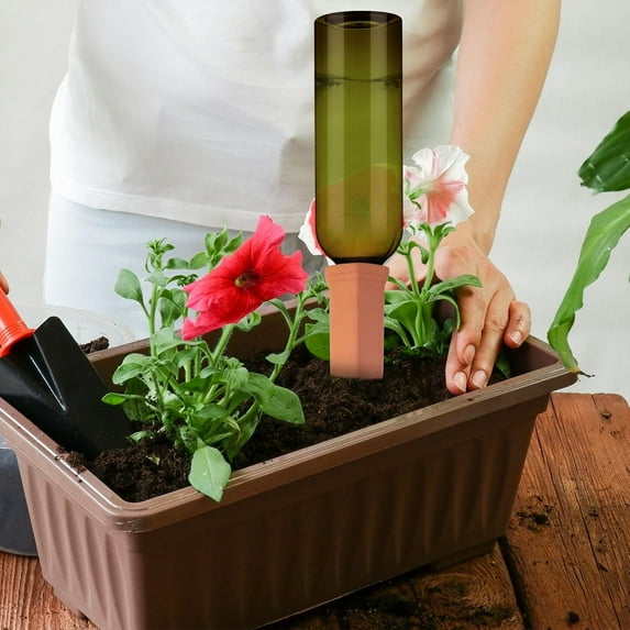 12 Sets Plant Watering Devices Include Terracotta Self Watering Spikes ...