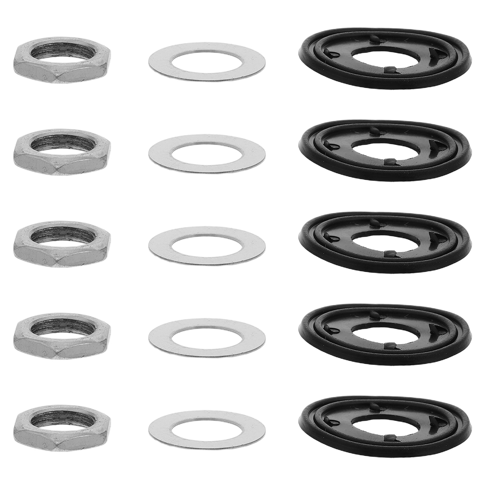 12 Sets Replacement Clock Mechanism Washers And Nuts Kit For Quartz ...