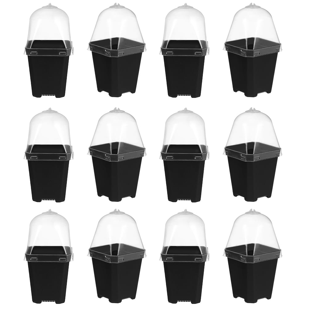 12 Sets Small Containers Planter Pots Starting Indoor Stuffy Flower ...